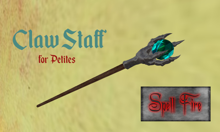 Second Life Marketplace - Claw Staff (petite) v4.0